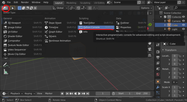 Blenderbim Add Onusing The Python Console With Blenderbim Add On 9044